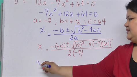 ECUACIONES CUADRATICAS RESOLVER POR EL METODO DE FORMULA GENERAL YouTube