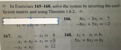 solve the system by inverting the coefficient matrix
