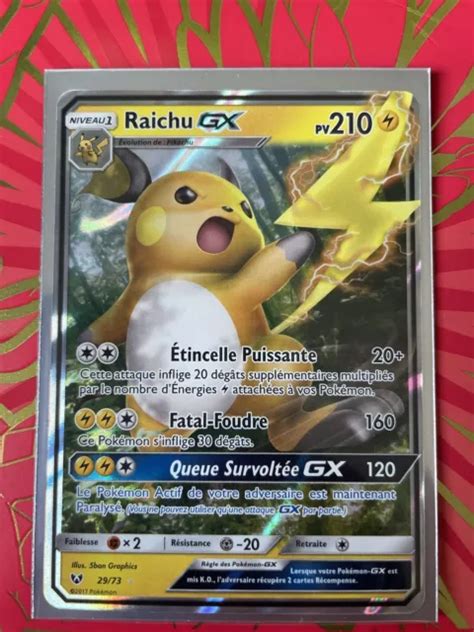 CARTE POKÉMON RAICHU GX 29 73 Légendes Brillantes FR EUR 5 00