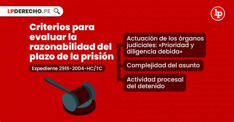 Criterios Para Evaluar La Razonabilidad Del Plazo De La Prisi N