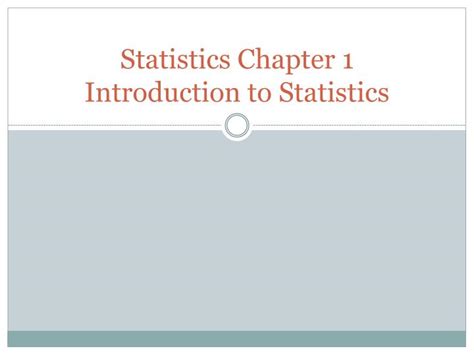 ppt statistics chapter 1 introduction to statistics powerpoint presentation id 6511865