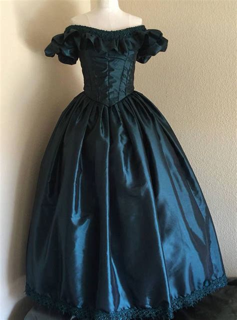Custom Piece Civil War Ball Gown Southern Belle Costume Etsy