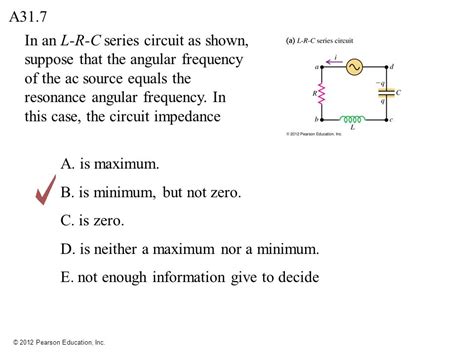 Pearson Education Inc A Resistor Is Connected Across An Ac