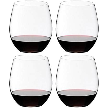 KROSNO Große Weiß Weingläser ohne Stiel Set von 6 500 ML Harmony