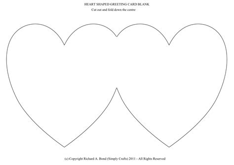 Printable Heart Card Template