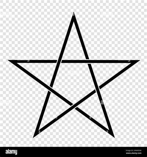 Ilustraci N De Un Pentagrama Una Estrella De Cinco Puntas Esot Rico O