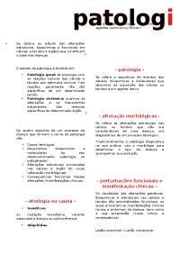 Lesão celular morte celular Resumos Patologia Docsity