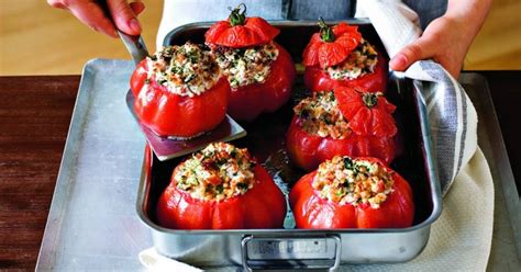 Recette tomates farcies à litalienne Marie Claire