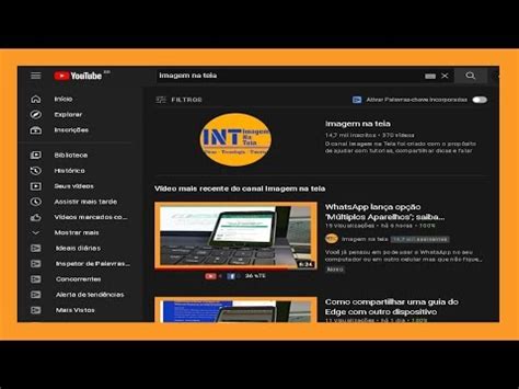 Como Ativar O Tema Escuro No Youtube No PC