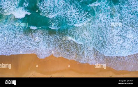 Beautiful Sea Waves And White Sand Beach In The Tropical Island Soft