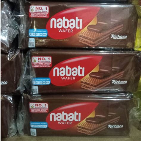Jual RICHEESE Nabati Wafer Krim Cokelat Richoco Pack 163gr Shopee