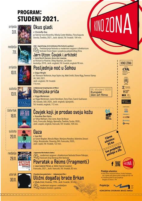 FILMSKI STUDENI U KINO ZONI Od romantičnih drama dokumentaraca i