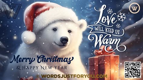 Merry Christmas Cute WordsJustforYou Original Creative