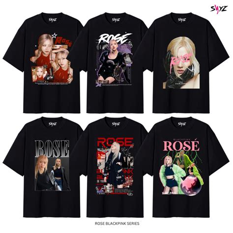 Jual READY Kaos Rose Series Roseanne Park Blackpink Album T