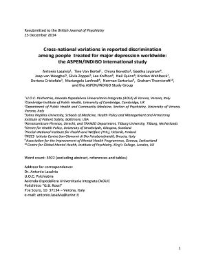 Fillable Online Pure Strath Ac Resubmitted To The British Journal Of