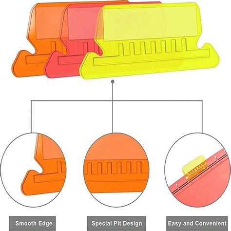 Pcs Sets File Folder Tabs Multicolor Hanging File Folder