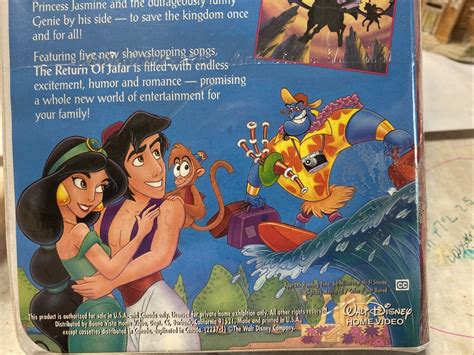 Mavin Disneys The Return Of Jafar VHS Video Tape Aladdin 2 BRAND