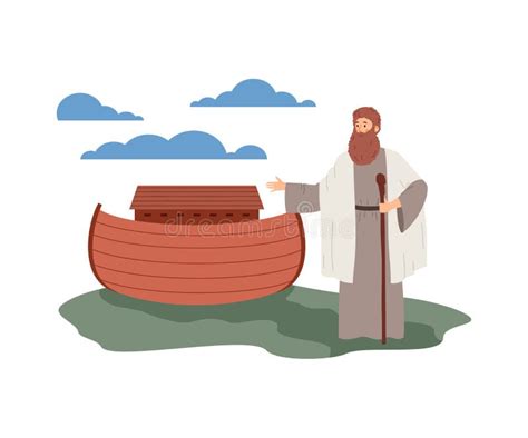 Narrativa De Inundação De Gênese Bíblica De Narrativa Noah E Ark De