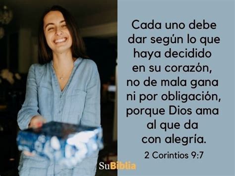 Dios ama al dador alegre reflexión sobre 2 Corintios 9 7 Biblia