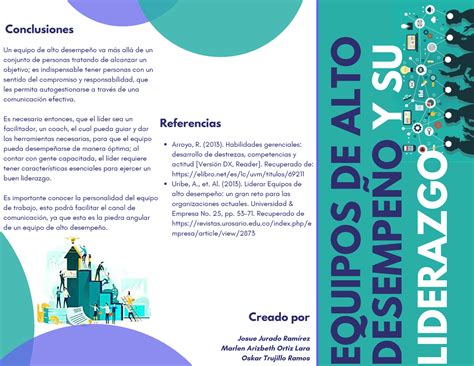 A4 Equipo 6 TRIPTICO Un equipo de alto desempeño va más allá de un