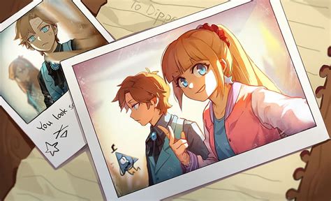 Bill Cipher Dipper Pines Gravity Falls Mabel Pines Male Tagme Anime