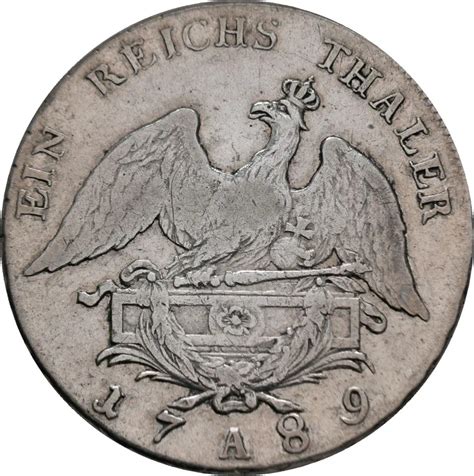 Preußen Reichstaler 1786 90 Friedrich Wilhelm II in ss KM 348 1 aus