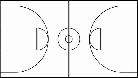 Printable Basketball Court Dimensions