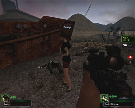Hot Zoey Left 4 Dead 2 Mods