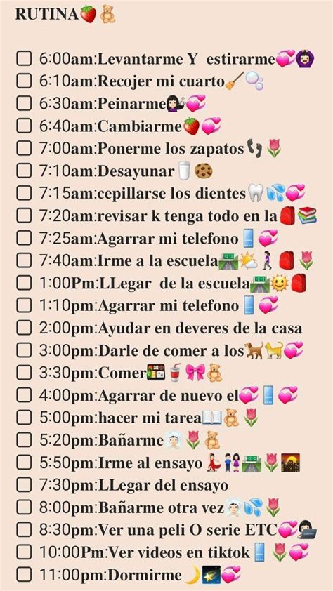 Running Routine Personal Organization Girl Advice Life Routines