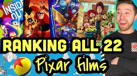 All 22 Pixar Movies Ranked From Worst To Best YouTube