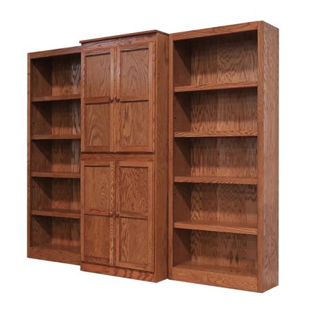 Concepts In Wood 3 Piece Solid Wood Bookshelf And Storage System With