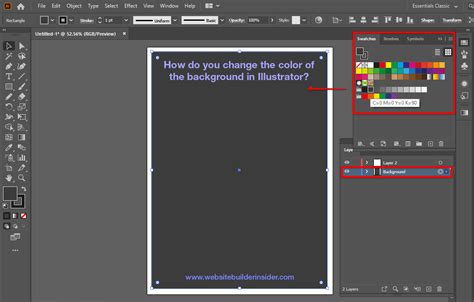 H Ng D N I M U N N Trong Illustrator How To Change Background Color