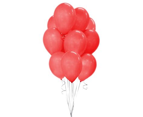 Balony Pastelowe Czerwone G90 25 Cm 10 Szt