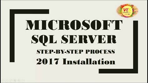 Microsoft SQL Server 2017 Installation Step By Step Process YouTube