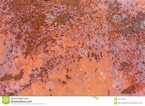 Textura Del Metal Oxidado Viejo Pared Vieja Del Hierro Imagen De