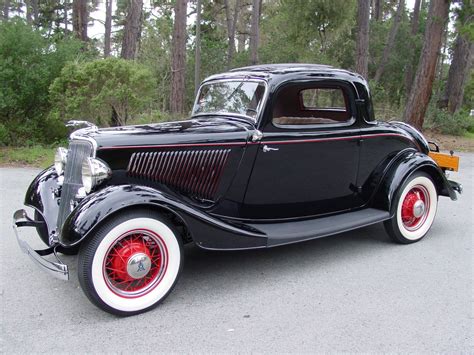 Ford Deluxe Three Window Coupe With Matching Trailer For Sale In