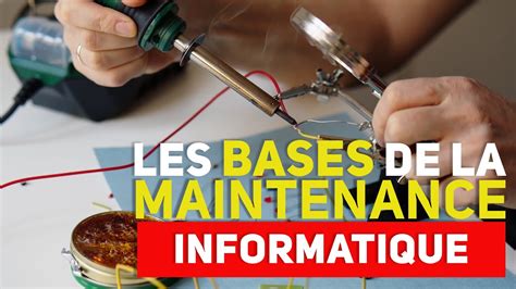 Les Bases De La Maintenance Informatique Formation Partie 1 YouTube