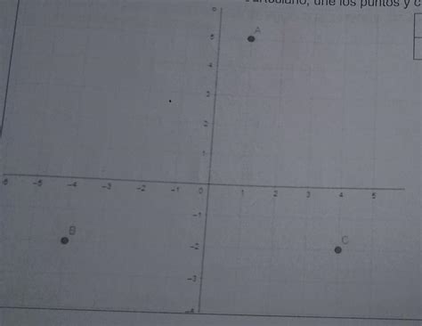 Identifica Los Puntos En El Plano Cartesiano Une Los Puntos Y Calcula