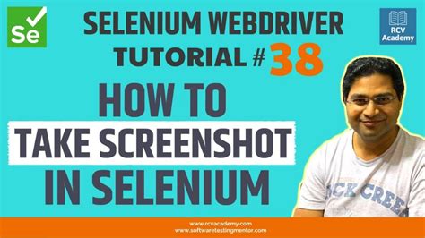 selenium webdriver tutorial 38 how to take screenshot in selenium