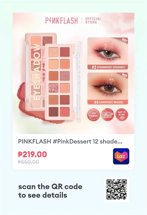 PINKFLASH PinkDessert 12 Shades Eyeshadow Palette Eye Make Up High