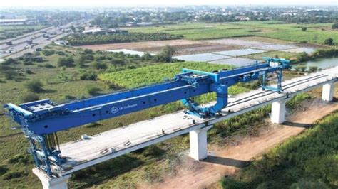 Mumbai Ahmedabad Bullet Train Project 90 Km Of Viaduct 321 Km Of Pier