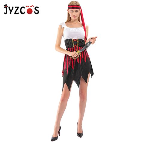 Captain Pirates Caribbean Jack Sparrow Pirate Fantasia Adult Cosplay Fancy Dress Carnival