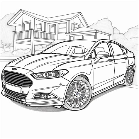 Ford Car 17 Coloring Page