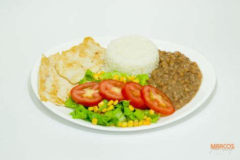 Prato Executivo 1 Arroz Feijão Filé de Frango e Salada Pratos
