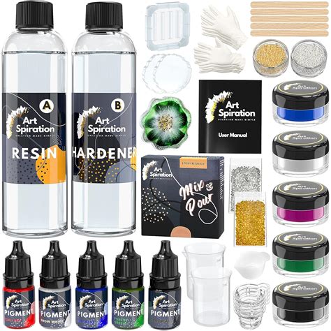 Amazon ART SPIRATION Crystal Clear Epoxy Resin Kit For Beginners