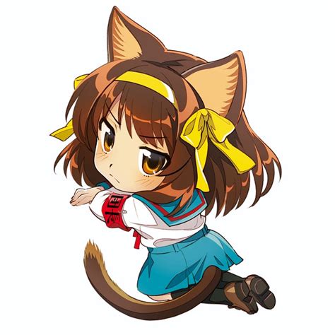 Suzumiya Haruhi Suzumiya Haruhi No Yuuutsu Drawn By Ichimi Renge