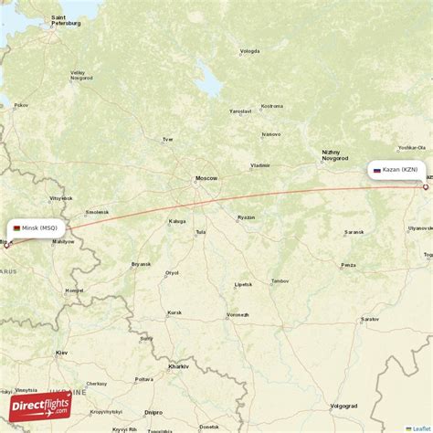 Direct Flights From Minsk To Kazan Msq To Kzn Non Stop Directflights