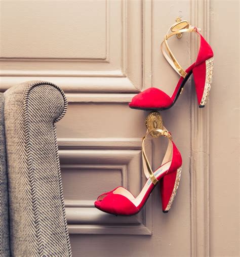 Bejewelled Prada Heels With A Leather Harness Trendy High Heels Blue