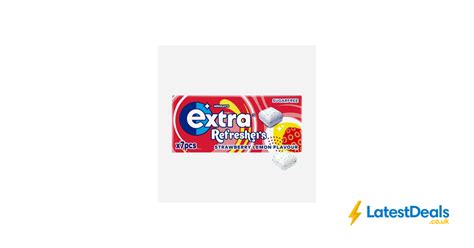 X Packs Wrigleys Extra Refreshers Sugar Free Strawberry Lemon
