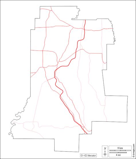 Condado De Livingston Mapa Gratuito Mapa Mudo Gratuito Mapa En Blanco